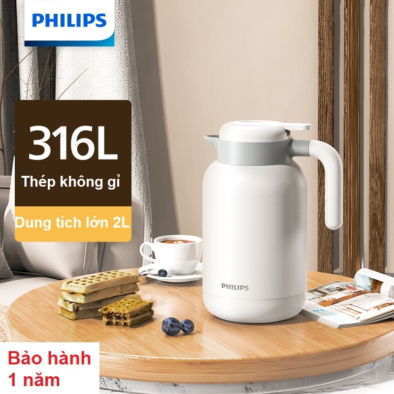 [ Bảo hành 1 năm] Bình thủy điện, bình giữ nhiệt Philips 2L dung tích lớn AWP2622 | Shopee Việt Nam