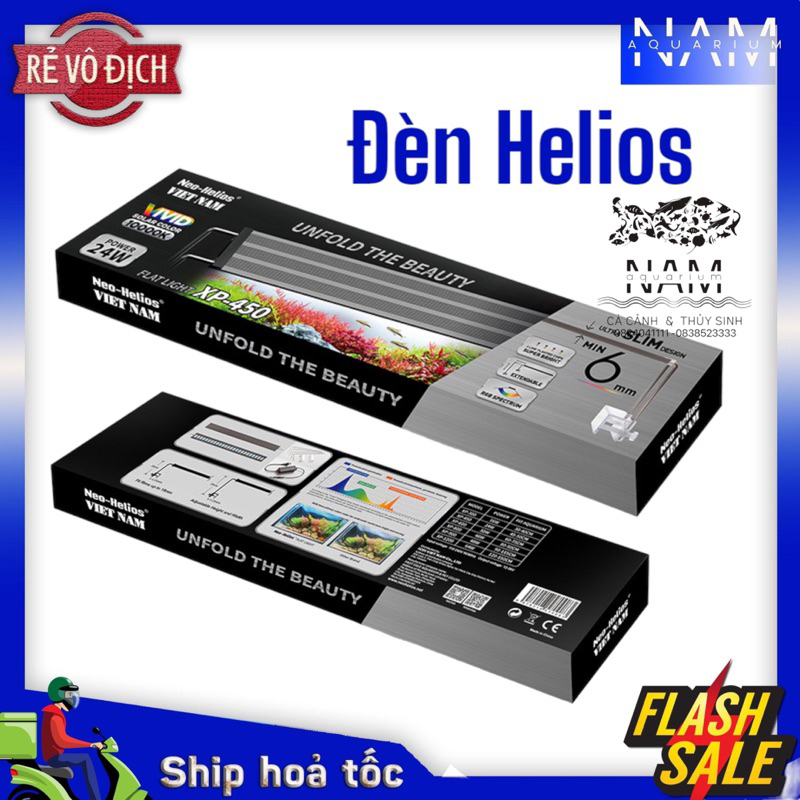 Đèn thủy sinh Neo Helios Flat XP 300 XP 450 XP 600 - RGB 3 in 1 | Hỏa ...
