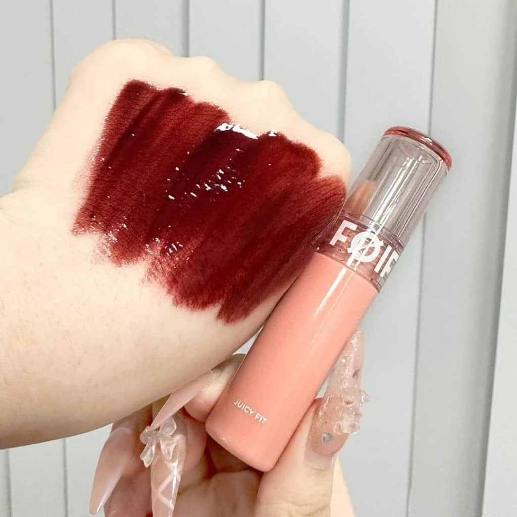 Son Tint Bóng Thuần Chay, Ẩm Mọng, Bền Màu FOIF Juicy Fit Tint [FOIF by ...
