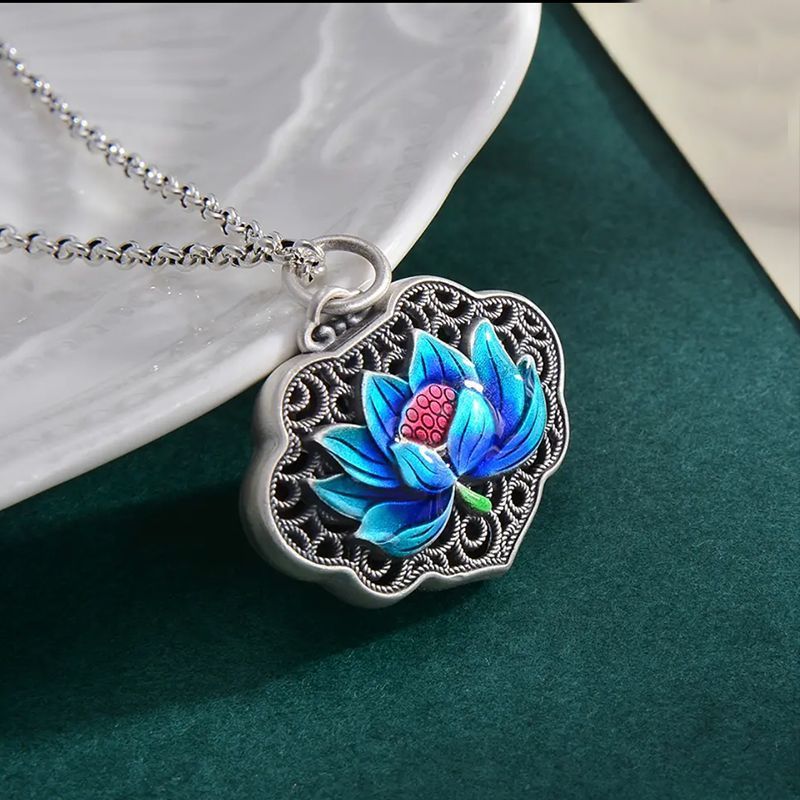 Dây chuyền thời trang nam, nữ GEM Jewels Liên Hoa Lotus DCTT004 ...