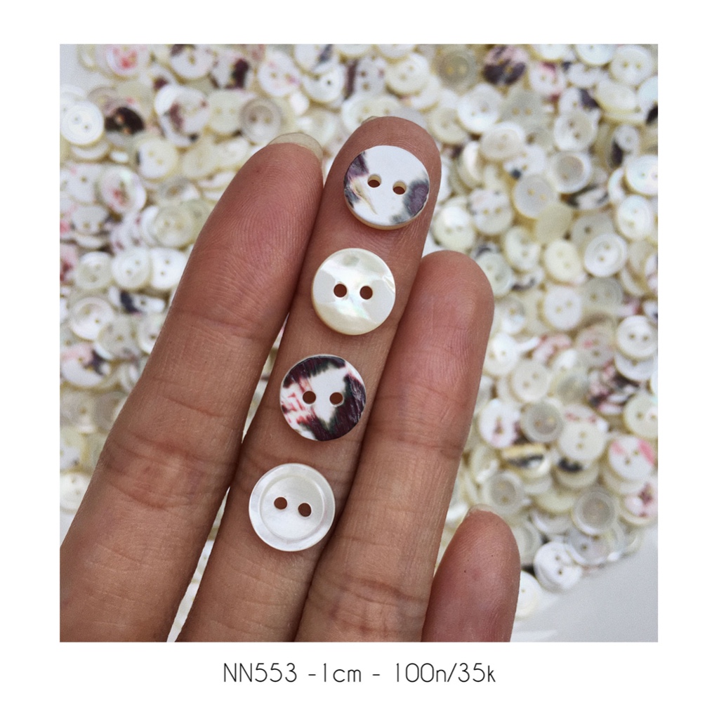 Set 100 nút áo NN553, size 1cm | Shopee Việt Nam