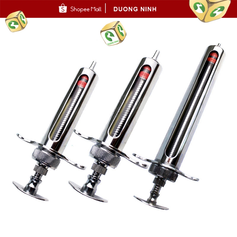 Xilanh thú y inox 10,20,50ML Dương Ninh inox 304 tiêu chuẩn quốc tế XL88 | Shopee Việt Nam
