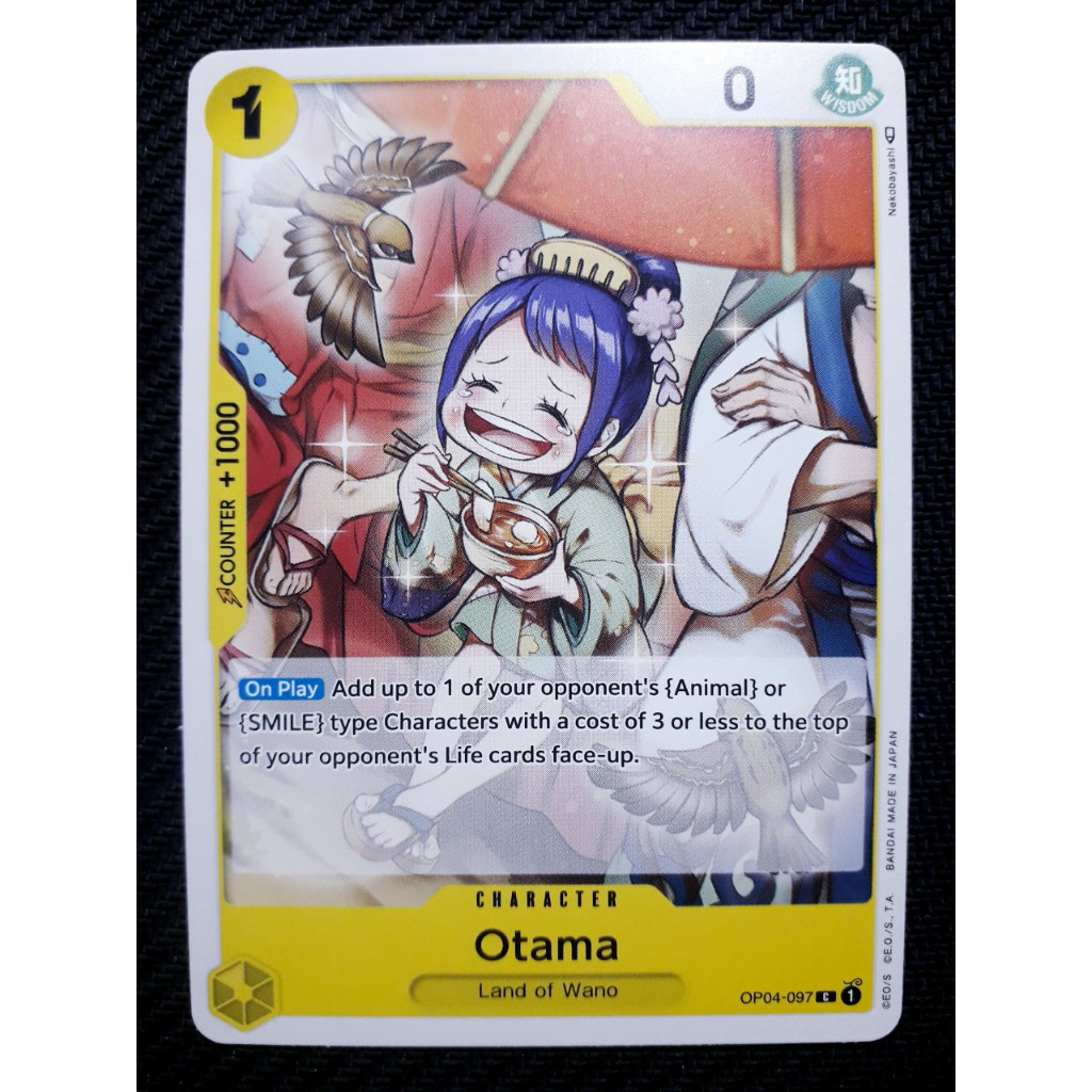 Thẻ bài One Piece OP04-097 - Otama - Character - Common | Shopee Việt Nam