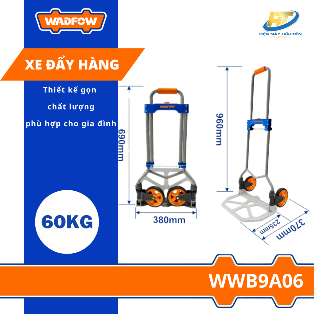 Xe đẩy hàng 2 bánh gấp gọn WADFOW (WWB9A06,WWB9A10) | Shopee Việt Nam