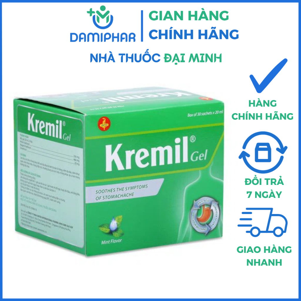 Kremil Gel Hộp 30 Gói | Shopee Việt Nam