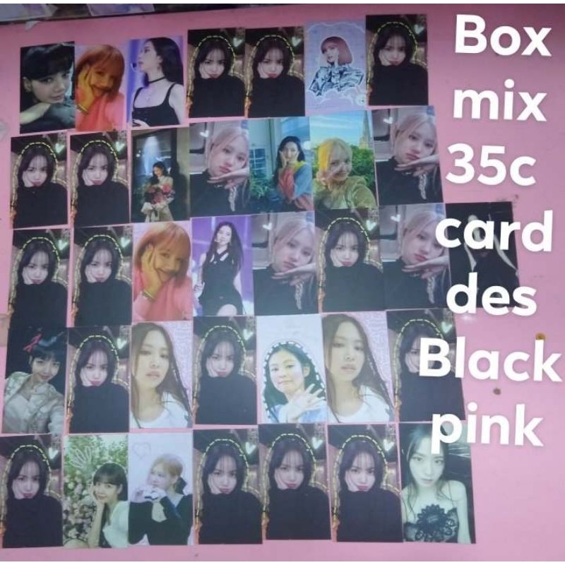 Box mix 35c card des Blackpink (đọc kỹ mô tả) | Shopee Việt Nam