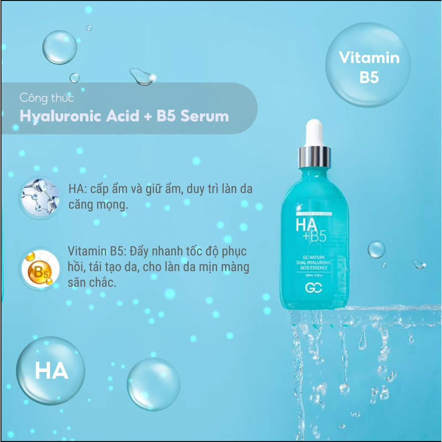 SERUM VITAMIN B5 GC + HA PHỤC HỒI DA CĂNG BÓNG DA HÀN QUỐC 100ML | Shopee Việt Nam