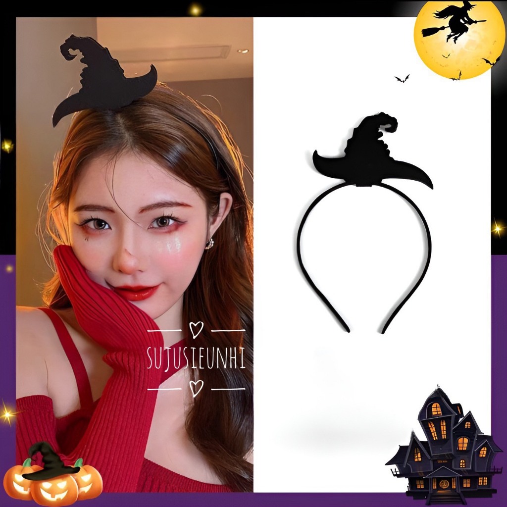 22 Mẫu Phụ Kiện Bờm Tóc Băng đô Hình Cánh Quỷ Mũ Mèo Bí Ngô Nhện Halloween Shopee Việt Nam
