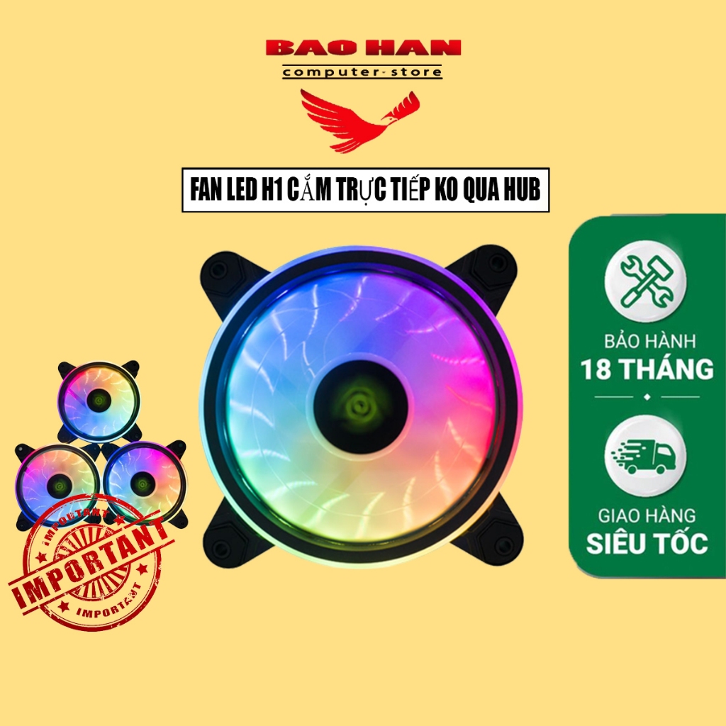 Fan Led 33 Bóng Đèn Led 12cm Làm Mát Cho Case Máy Tính | Shopee Việt Nam