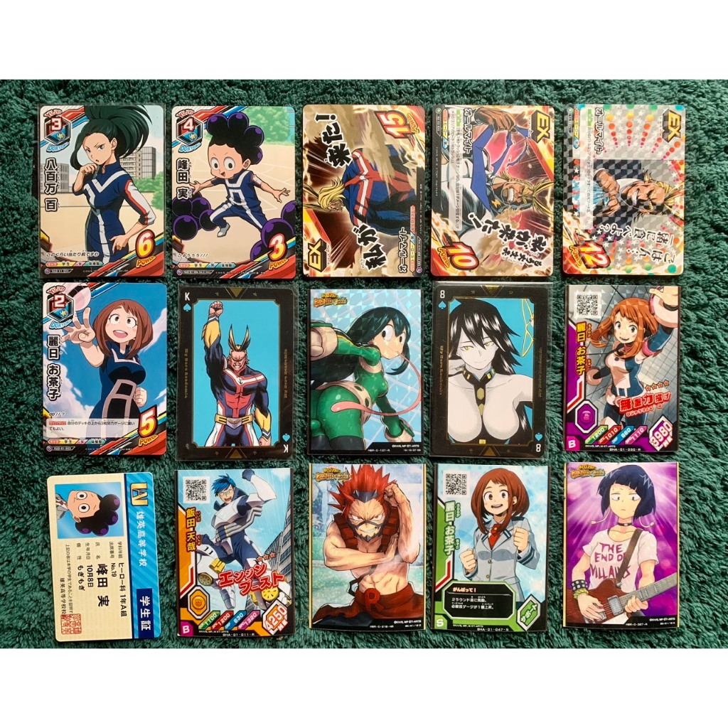 CÓ SẴN - CARD CHÍNH HÃNG - Card Bo Góc MHA - Thẻ Bài Game Anime MHA ...