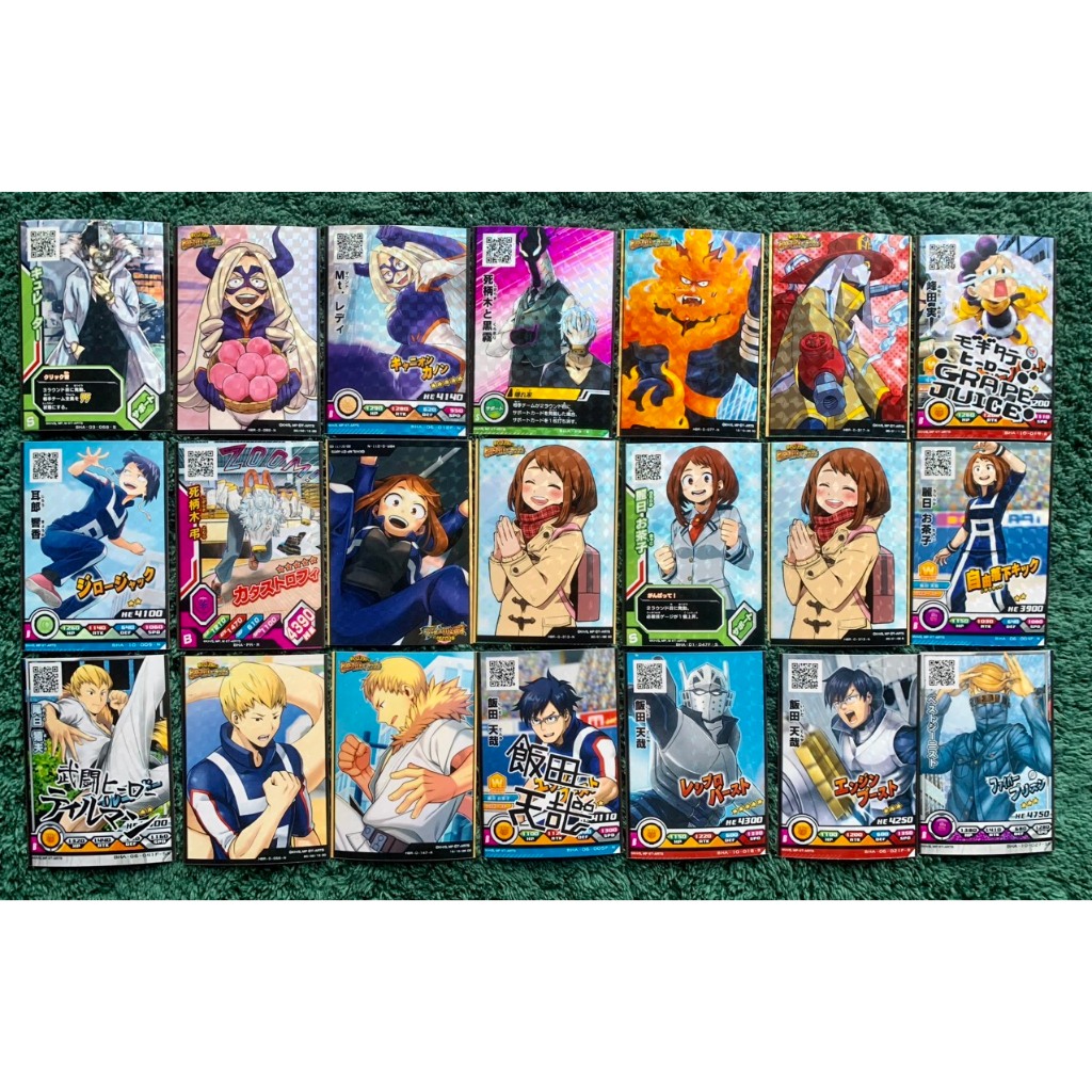 CÓ SẴN - CARD CHÍNH HÃNG - Card Bo Góc MHA - Thẻ Bài Game Anime MHA ...