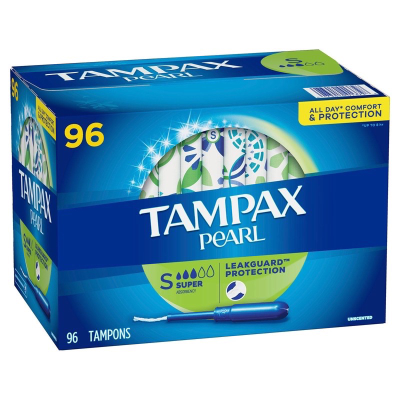 Băng vệ sinh dạng ống Tampon Tampax Pearl Regular/ Super/ Super Plus ...
