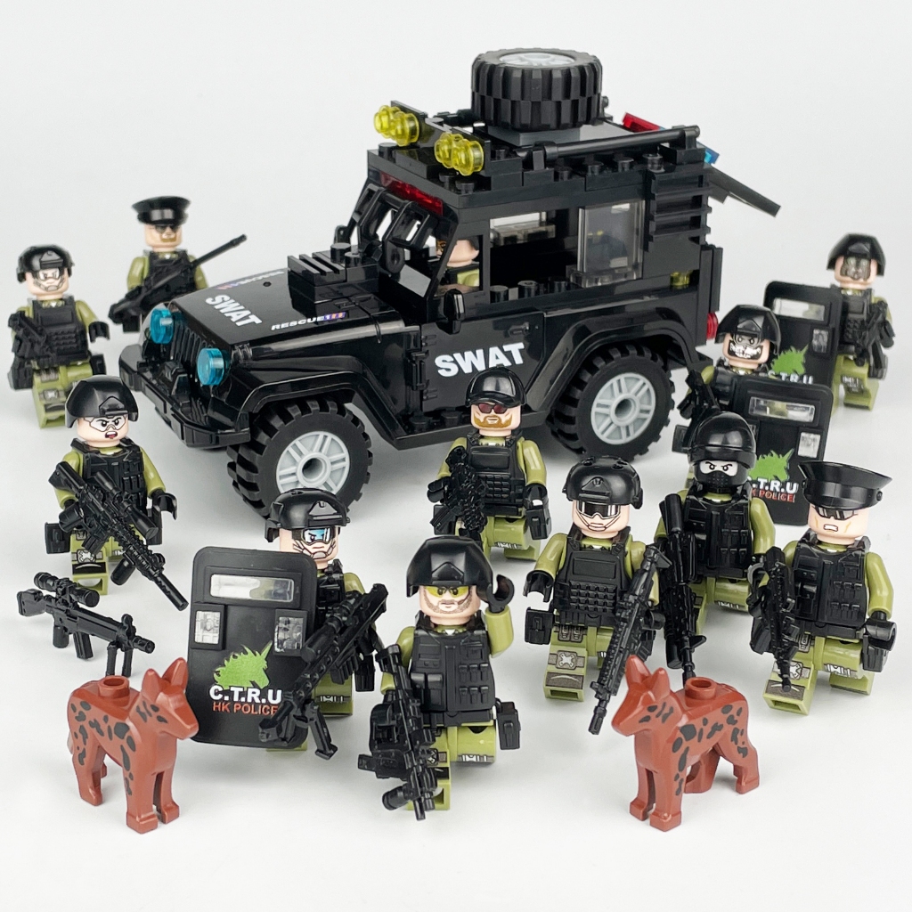 Đồ Chơi Xe Cảnh Sát Swat - Phụ kiện Lính SWAT - Nhân Vật Cảnh Sát ...