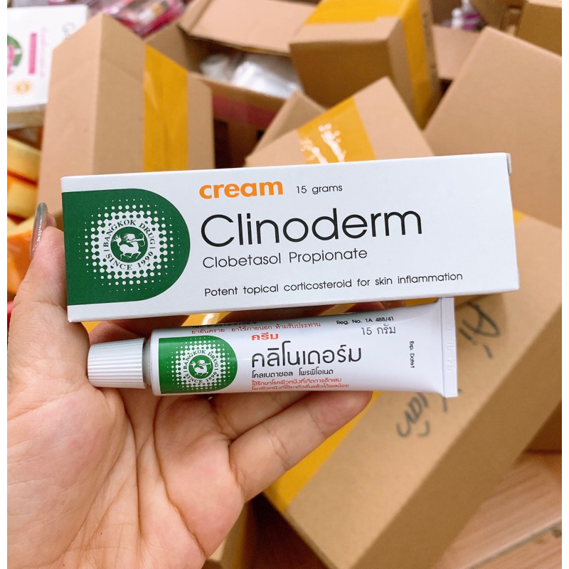 Kem bôi vảy nến, á sừng, khô da Clinoderm thái lan 15g | Shopee Việt Nam