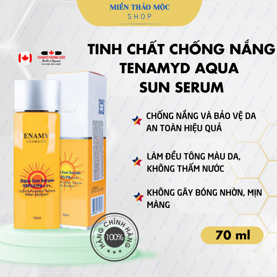 [Chính hãng] Tinh chất chống nắng dạng nước Tenamyd Aqua Sun Serum SPF ...