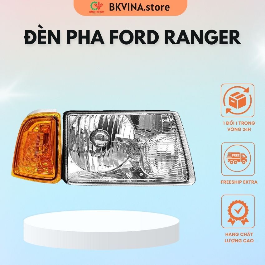 [LOẠI TỐT] Đèn pha cao cấp dùng cho Xe oto Ford Ranger 2001 2002 2003 ...