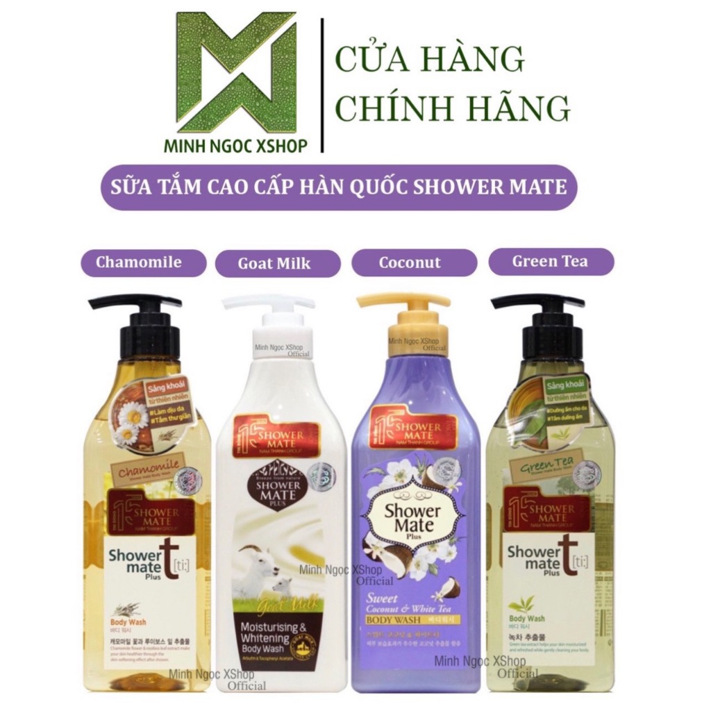 Sữa tắm cao cấp Hàn Quốc Shower Mate 550ML, giúp làm sạch, dưỡng ẩm, dưỡng trắng da | Shopee ...