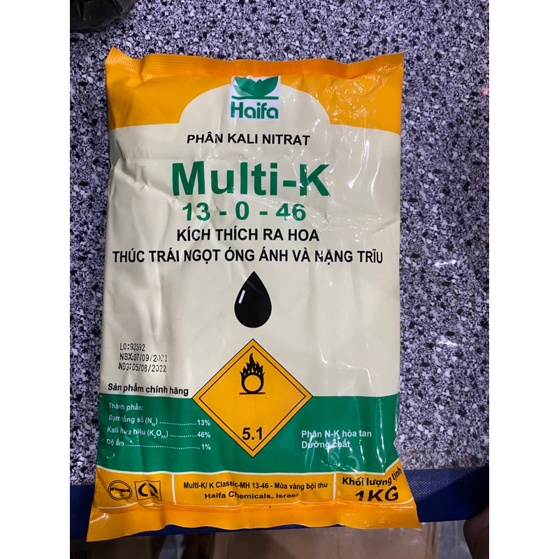 KNO3 13-0-46 HAIFA ISRAEL 1KG PHÂN KALI NITRAT-MULTI K | Shopee Việt Nam