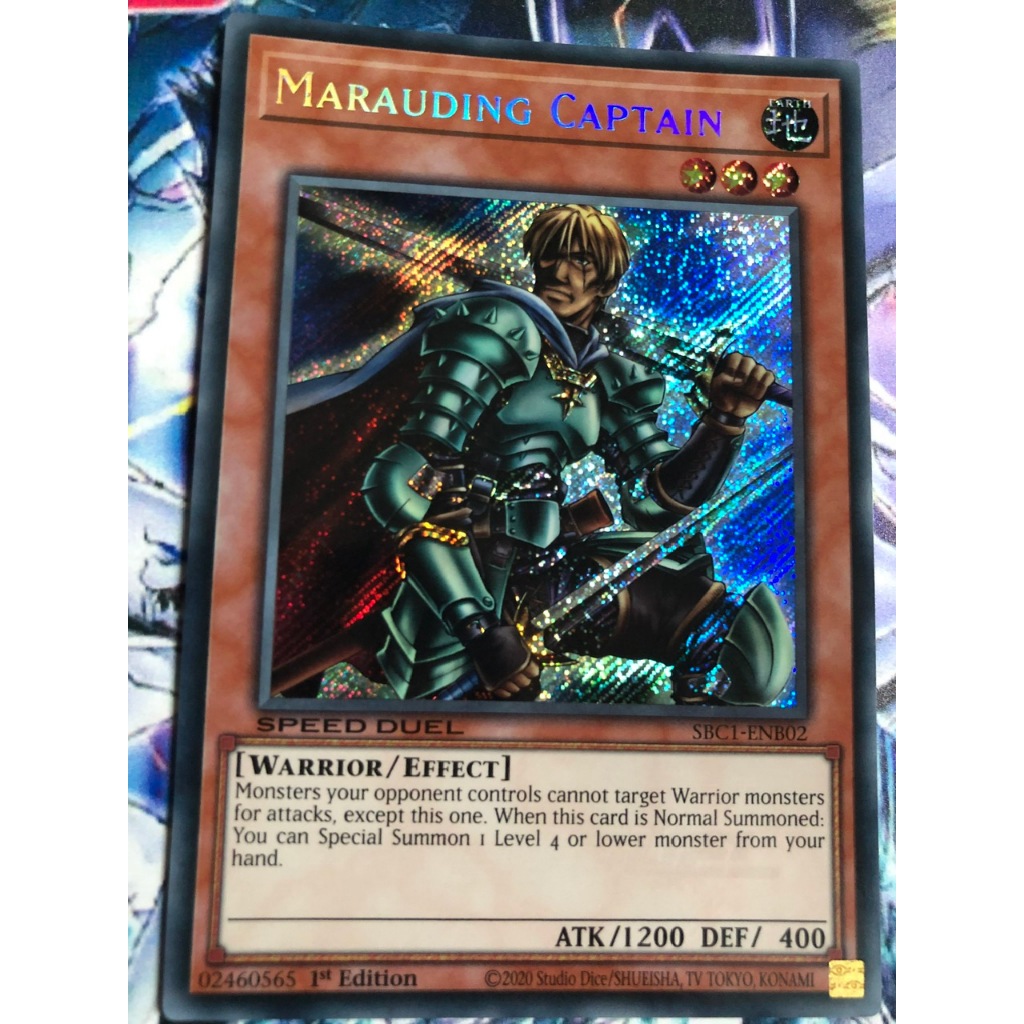 Thẻ bài Yugioh - TCG (UK) - Marauding Captain / SBC1-ENB02 | Shopee ...