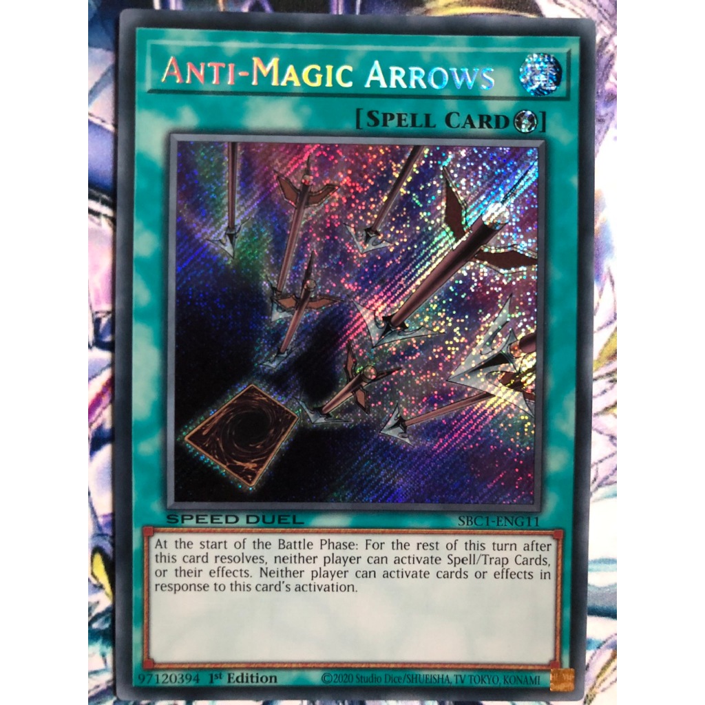 Thẻ bài Yugioh - TCG (UK) - Anti-Magic Arrows / SBC1-ENG11 | Shopee ...