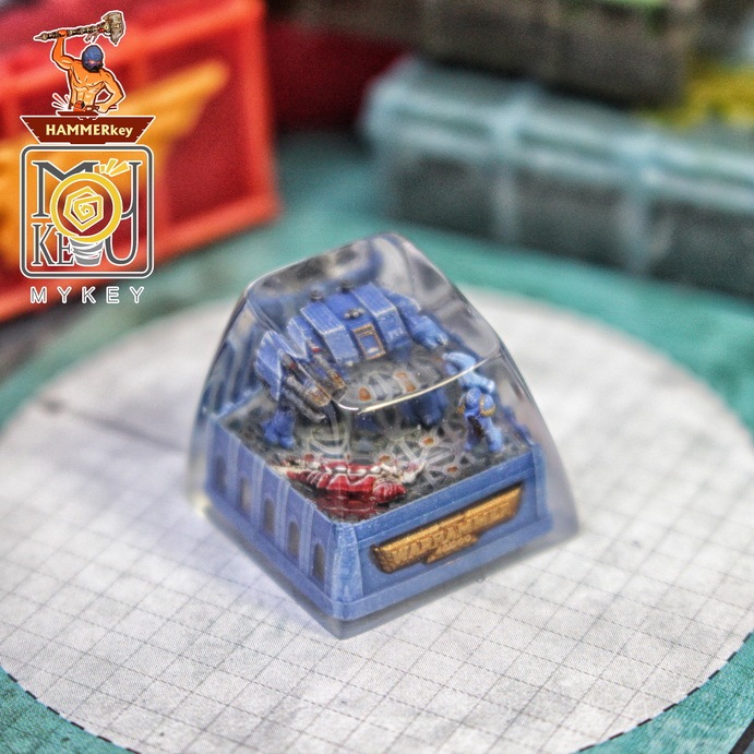 Keycap trang trí bàn phím cơ Warhammer 40k - Ultramarines Dreadnought ...