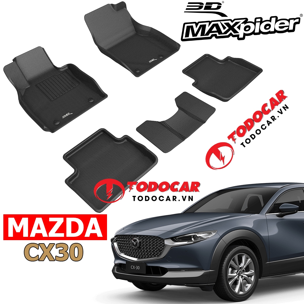 Thảm Lót Sàn MAZDA CX30 chính hãng 3D MAXpider KAGU 2021 2022 2023 2024 2025 2026+ | Shopee Việt Nam