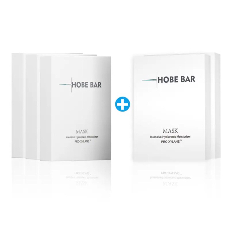 Mặt nạ Hobebar mask 25g hộp 5 miếng tinh chất Hyalunoric Acid phục hồi ...