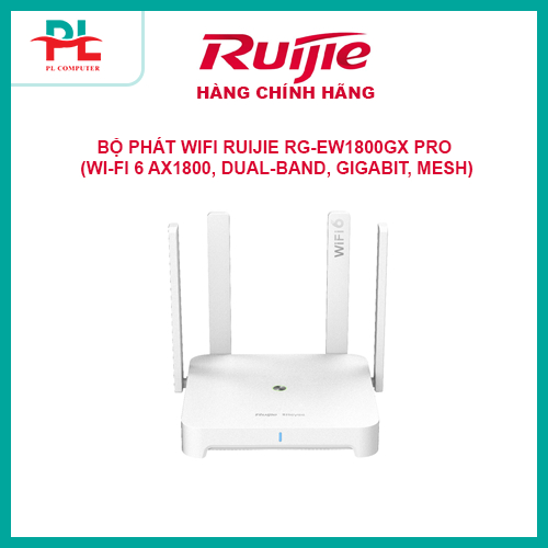 Phát Wifi 6 Ruijie RG-EW1800GX Pro (4 anten, 1800Mbps, 4 port lan, 2 ...