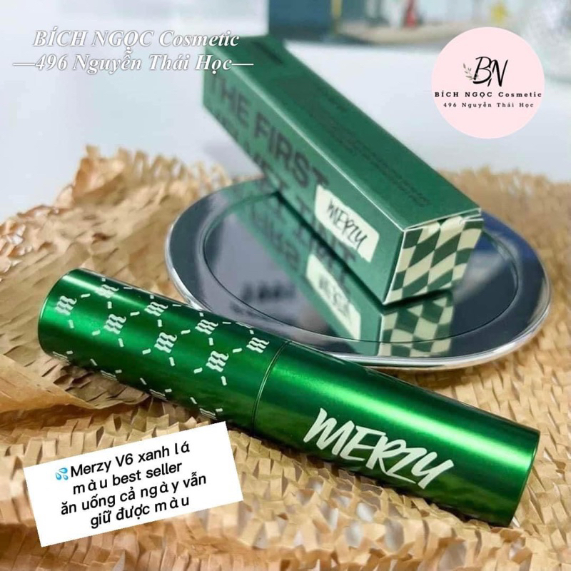 Son kem mì Merzy V6 vỏ xanh lá | Shopee Việt Nam