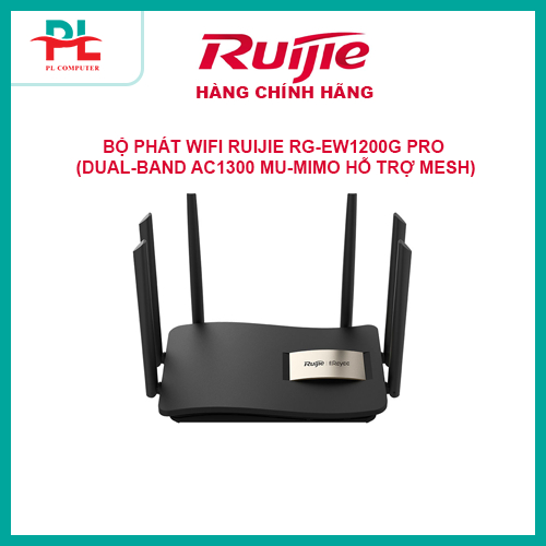 Phát WiFi Ruijie RG-EW1200G Pro Dual-band AC1300 Mu-Mimo hỗ trợ Mesh ...