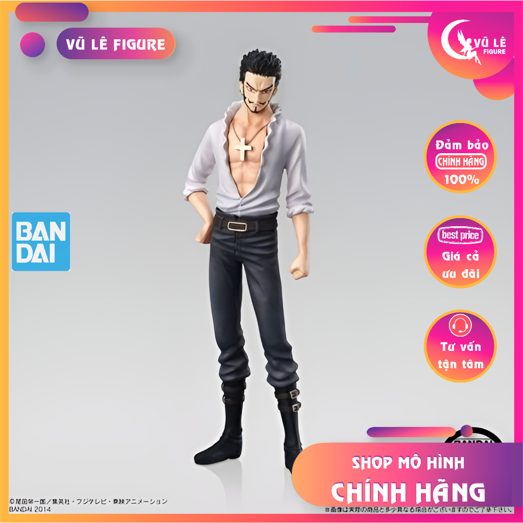 Mô hình Dracule Mihawk Super One Piece Styling chính hãng Bandai 15cm ...