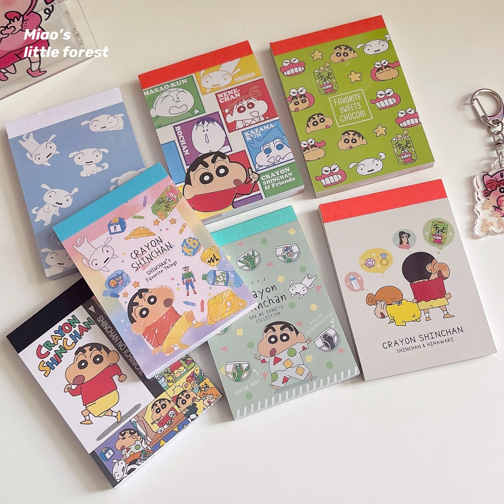 Tập giấy note mini Shin chan - Miao's Little Forest | Shopee Việt Nam