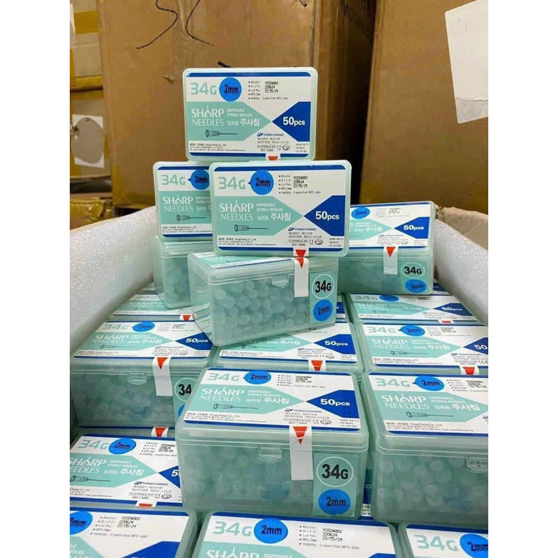 Hộp 50 kim SHARP tiêm meso 32G - 34G size 4mm ( Hàn Quốc ) | Shopee ...