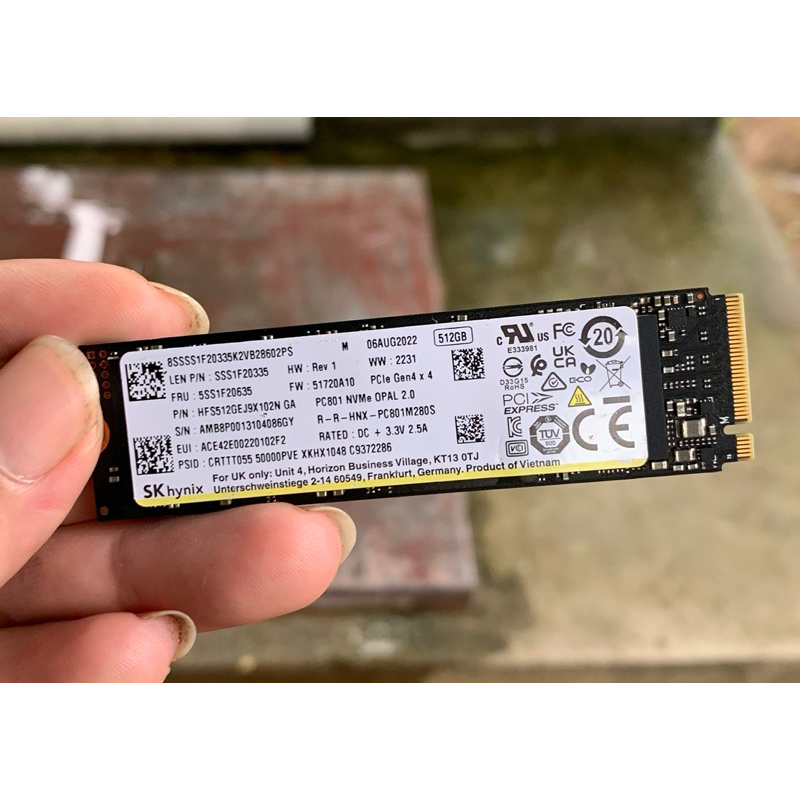 Ổ cứng SSD Nvme Sk Hynix PC801 512Gb Gen4x4 | Shopee Việt Nam