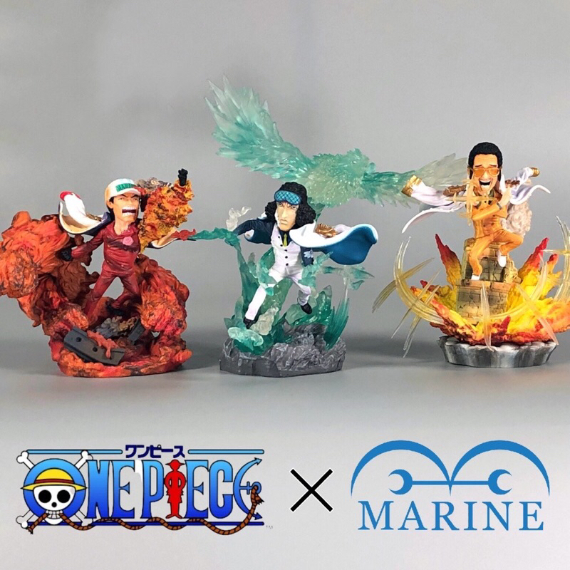 Mô hình chibi nhân vật đô đốc Akainu - Kuzan - Kizaru- Onepiece ...