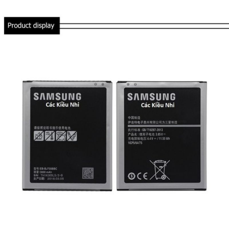 pin điện thoại samsung j400 dùng chung nhiều mã máy. j700. one7 j720 ...