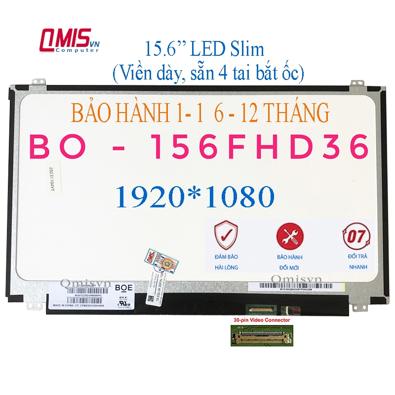 Màn hình laptop 15.6 inch slim 30 pin, Lenovo Thinkpad EDGE E540 E570 E580 E590 SERIES | Shopee ...