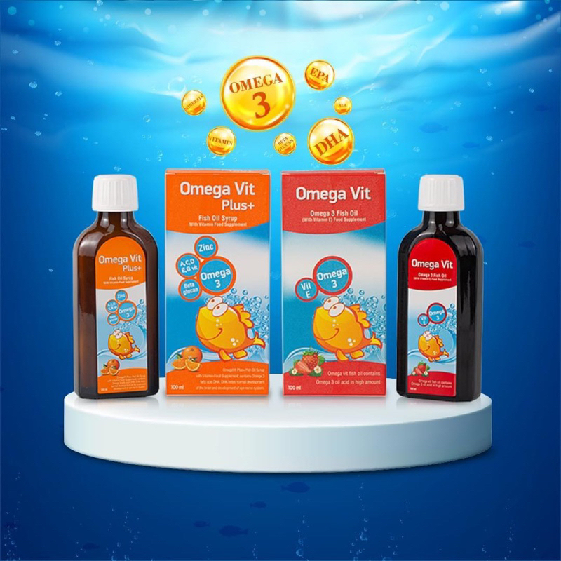Omega Vit/ Omega Vit Plus - Bổ Sung Omega 3, Vitamin Và Khoáng Chất ...