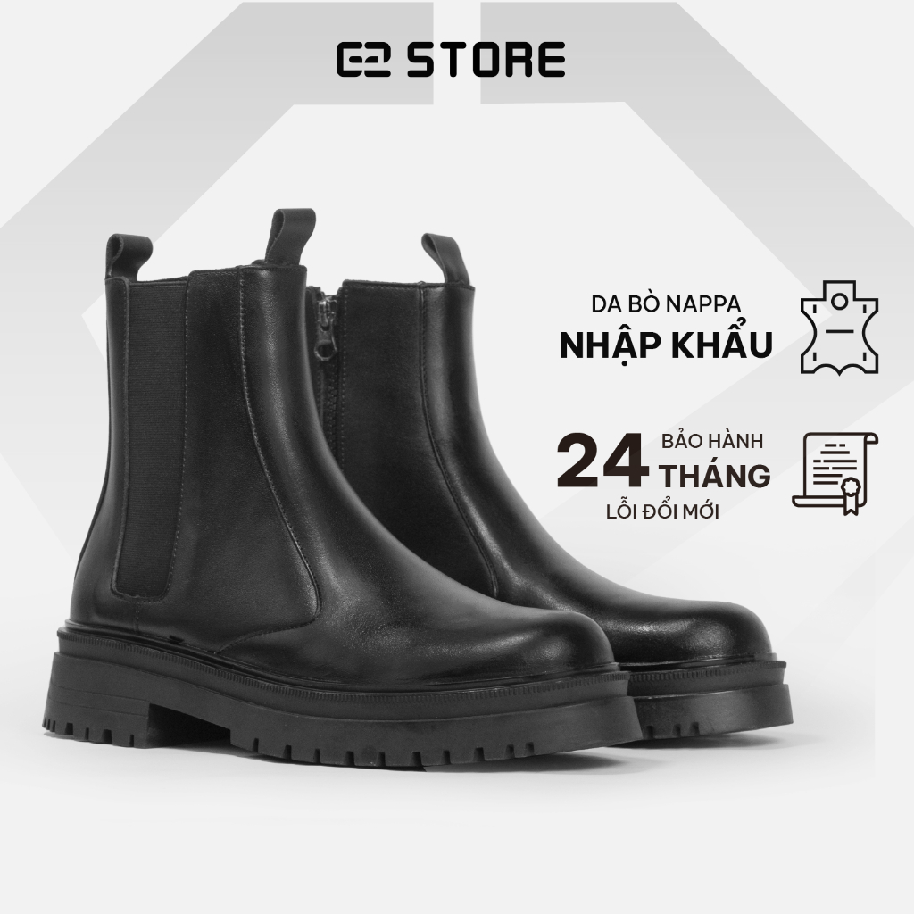 Chunky boot G2 kiểu giày boot nam cao cổ, Boot chiến binh chất liệu da ...