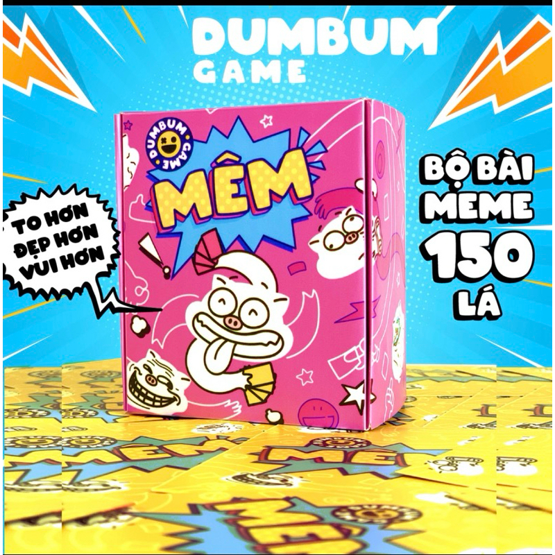Bộ bài Mêm nhiều phiên bản hài hước chơi nhóm cùng bạn bè | Shopee Việt Nam
