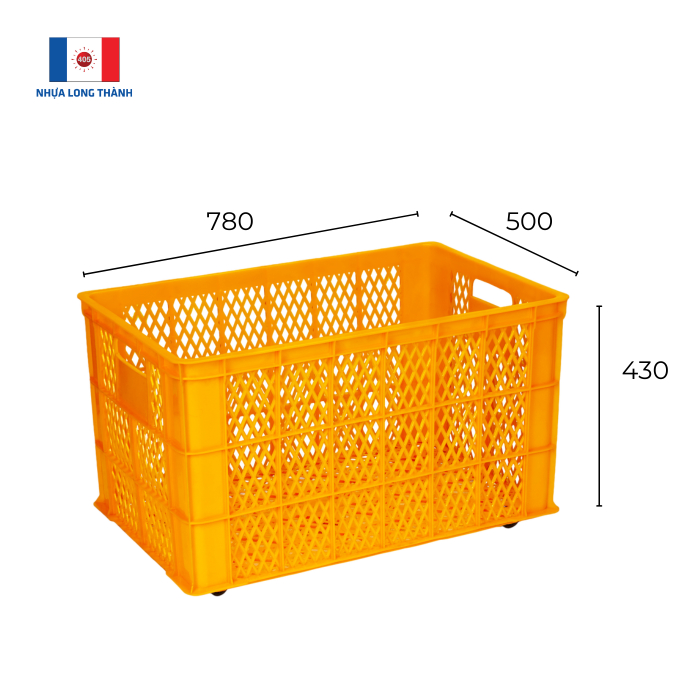 Sóng hở Nhựa Long Thành HS0199-SH L780 x W500 x H430 ± 10mm | Shopee ...
