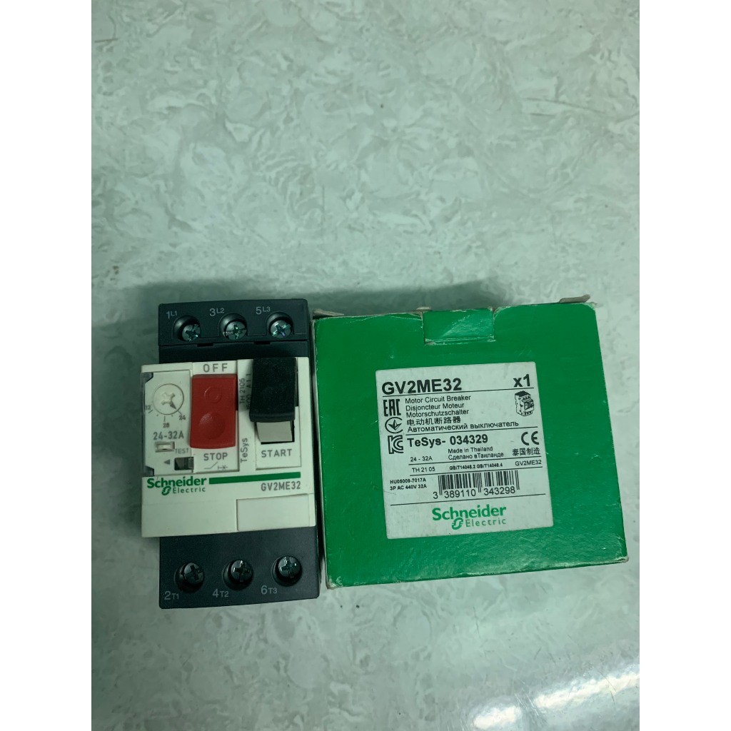 CB bảo vệ động cơ Schneider GV2ME16 (9-14A) 5.5kW | Shopee Việt Nam