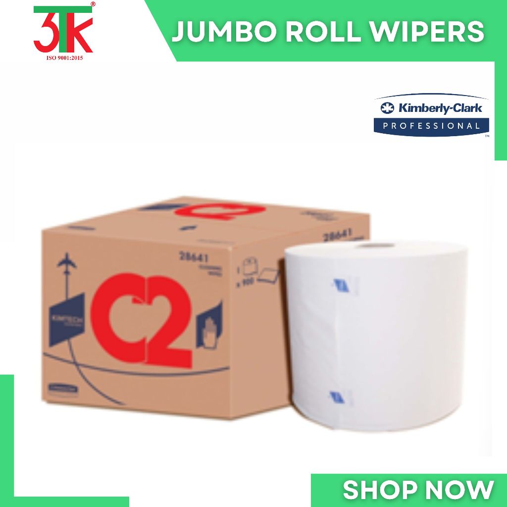 Cuộn giấy lau thấm dầu KIMTECH C2 JUMBO ROLL WIPERS Mã 28641 | Shopee ...
