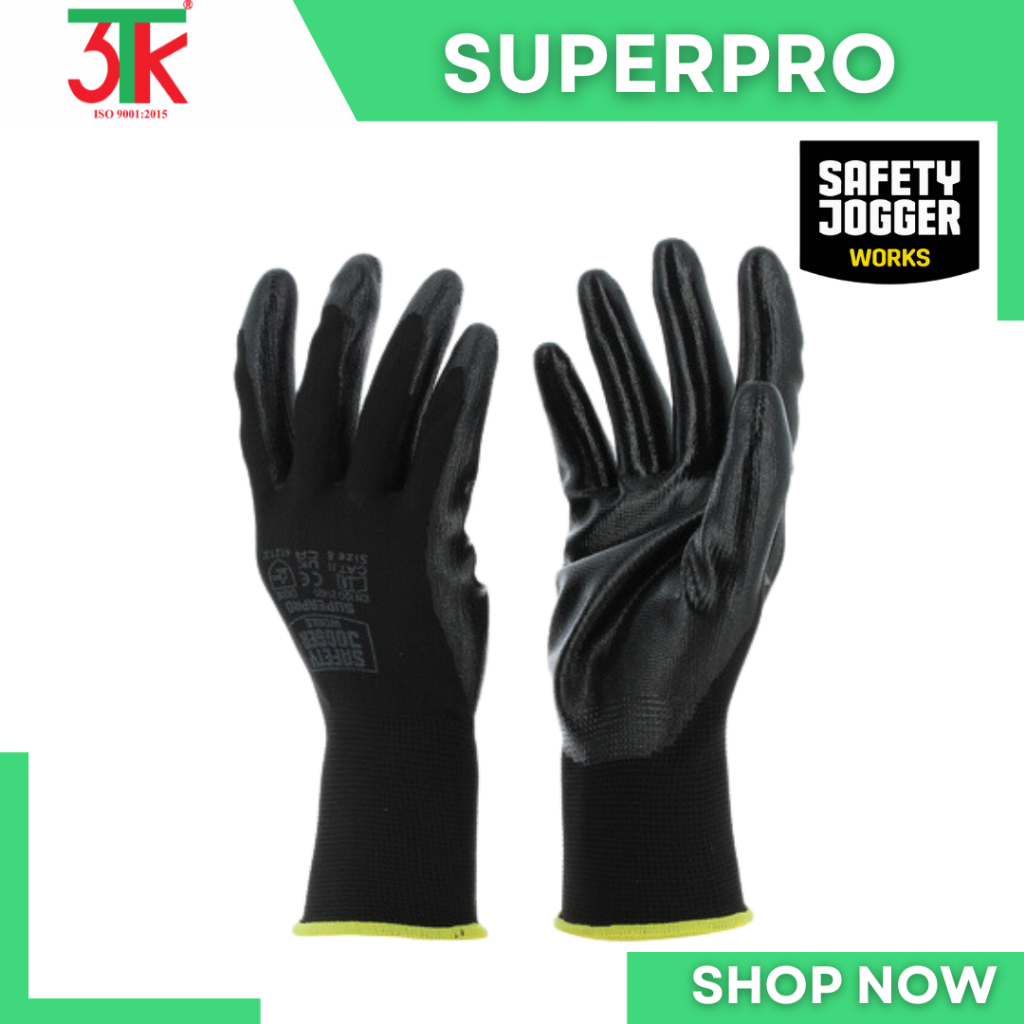 [CHÍNH HÃNG] Găng tay đa dụng chống cắt chống dầu Safety Jogger Superpro | Shopee Việt Nam