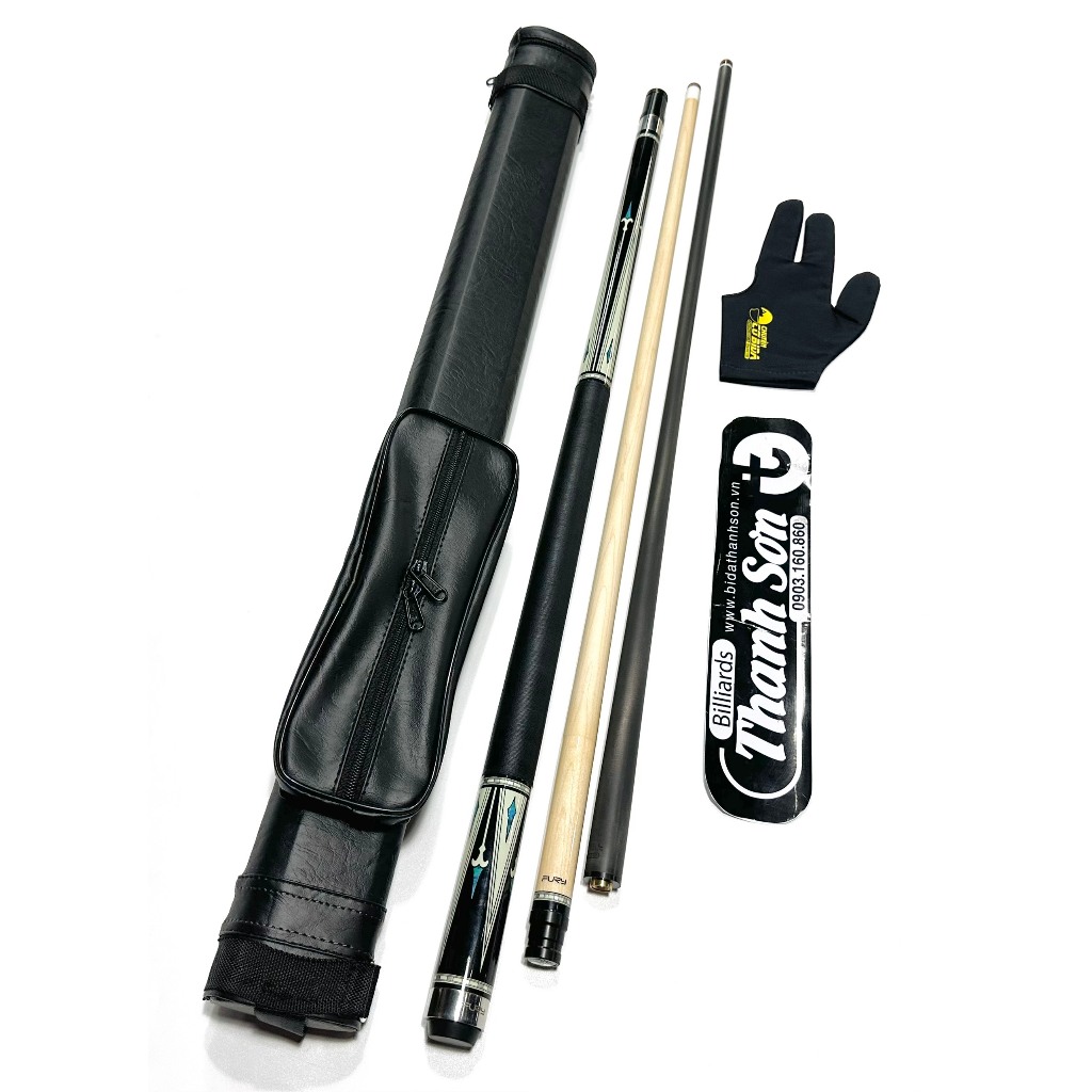 CƠ BIDA FURY AK1 – 2 NGỌN MỘC VÀ CARBON [ BAO CƠ + BAO TAY ] | Shopee ...