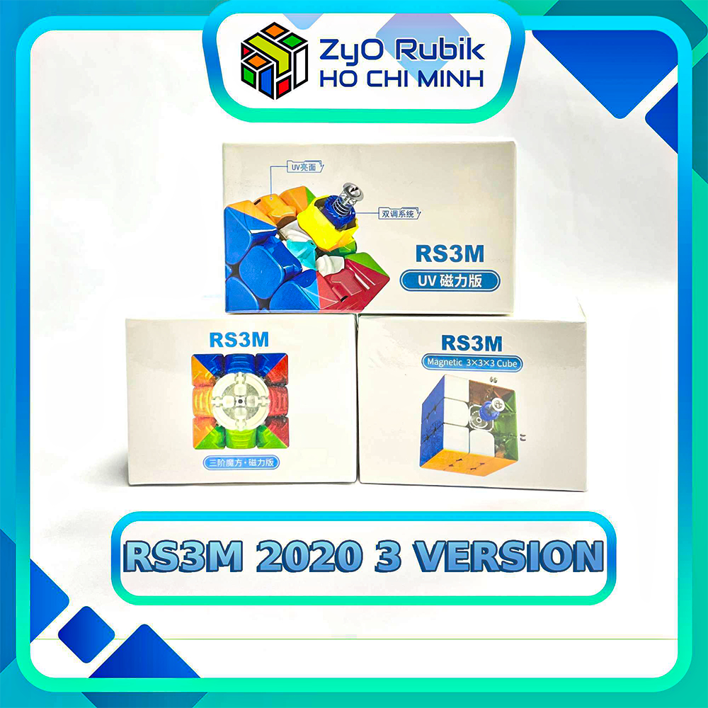 Rubik RS3M 2020 2 Phiên Bản Stickerless Có nam châm - Đồ chơi phát ...