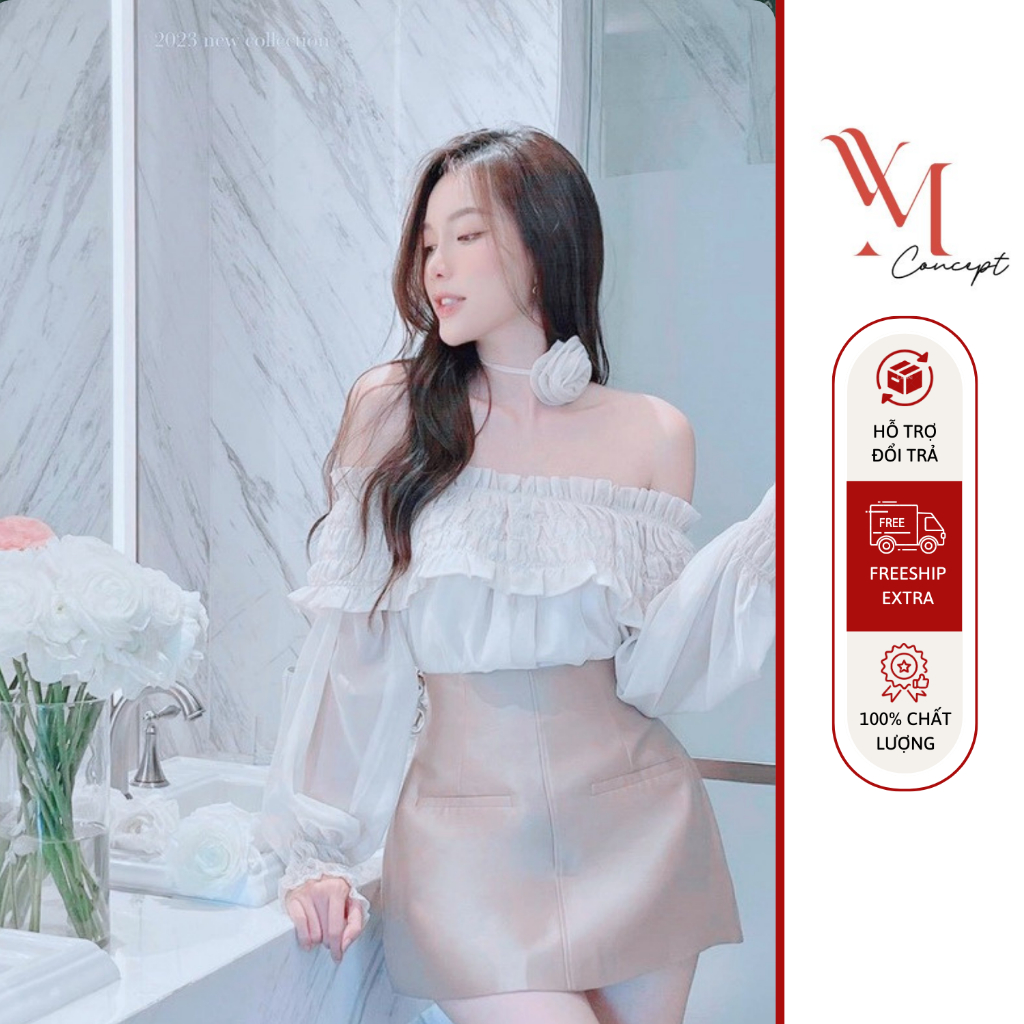 YM Concept Chân Váy Chữ A Lưng Cao - V0015 | Shopee Việt Nam