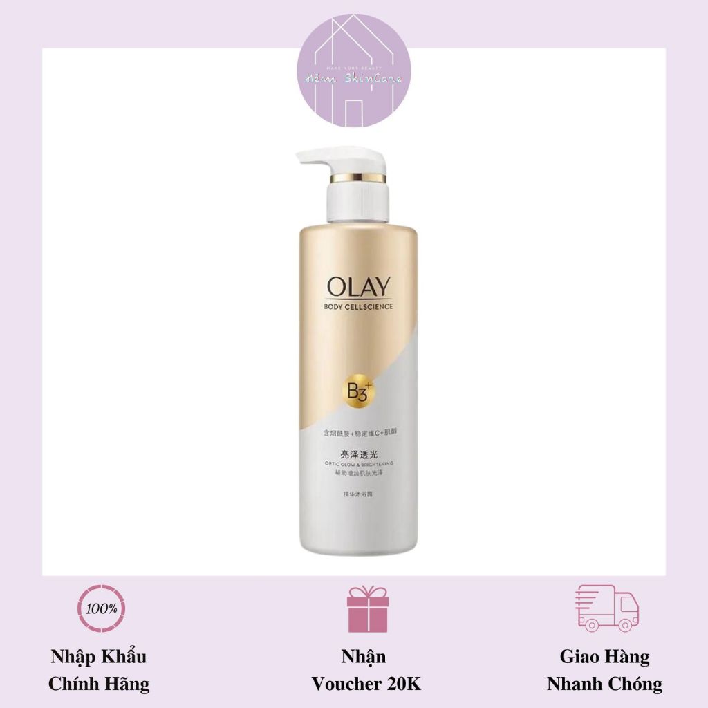 Olay Body Cellscience B3+ Vitamin C - Sữa Tắm Trắng Da Nội Địa Trung ...