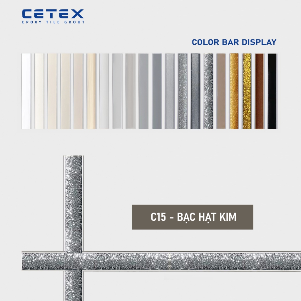 Keo chít mạch 2 thành phần, keo chà ron gạch epoxy chống thấm bám bẩn ...