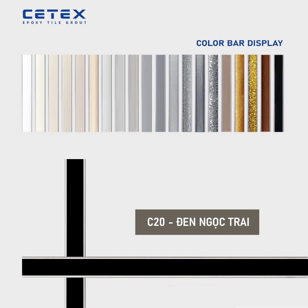 Keo chít mạch 2 thành phần, keo chà ron gạch epoxy chống thấm bám bẩn ...